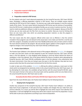 CompTIA SY0-501 Cheat Sheet PDF Dumps ~ Exam Questions | PDF