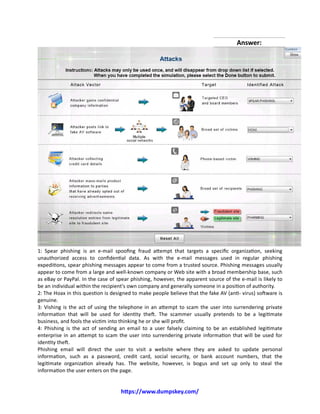 CompTIA SY0-501 Cheat Sheet PDF Dumps ~ Exam Questions | PDF