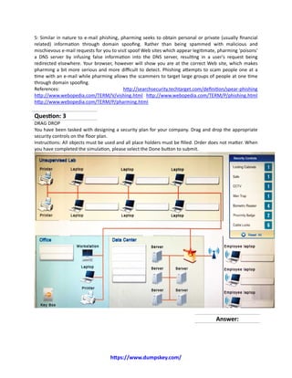 CompTIA SY0-501 Cheat Sheet PDF Dumps ~ Exam Questions | PDF