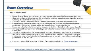 CompTIA Security+ SY0-601 Braindumps 2022 | PPT