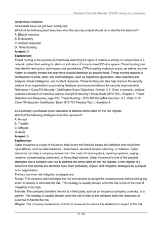 SY0-701 CompTIA Security+ PDF Questions 2025 | PDF