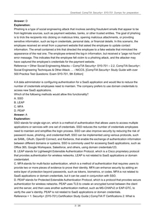 SY0-701 CompTIA Security+ PDF Questions 2025 | PDF