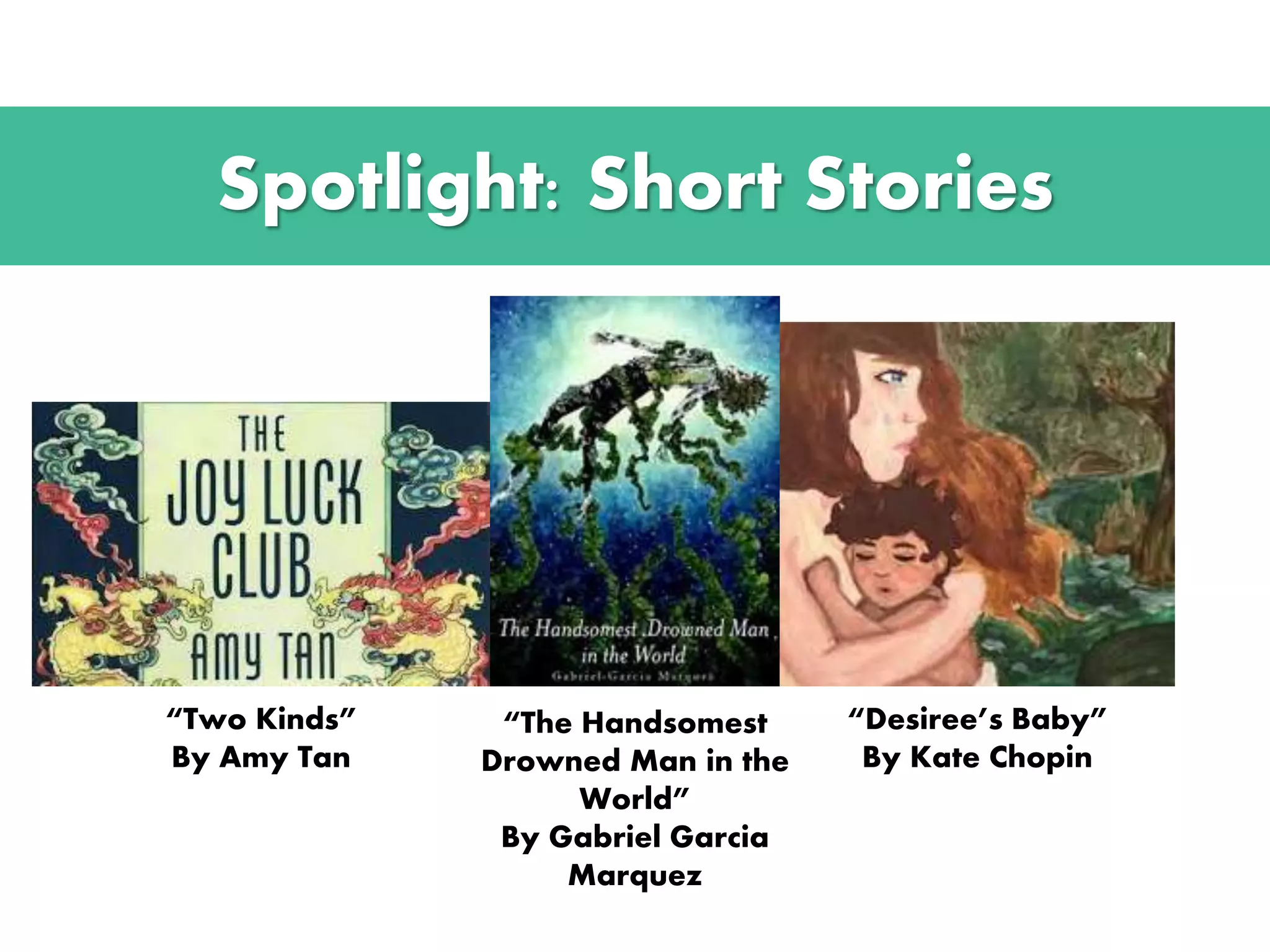 Short Stories Unit Overview | PPTX