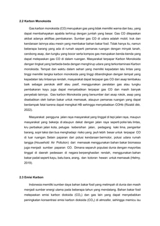 ANALISIS PENCEMARAN UDARA AKIBAT PABRIK ASPAL | DOCX