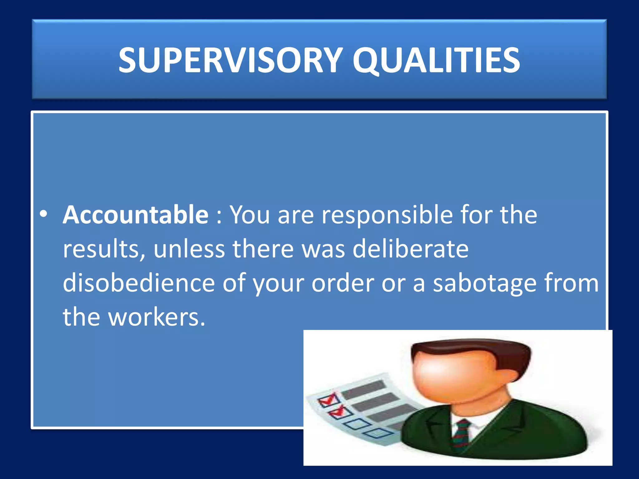 Effective Supervisory Skills for Managers | PPTX