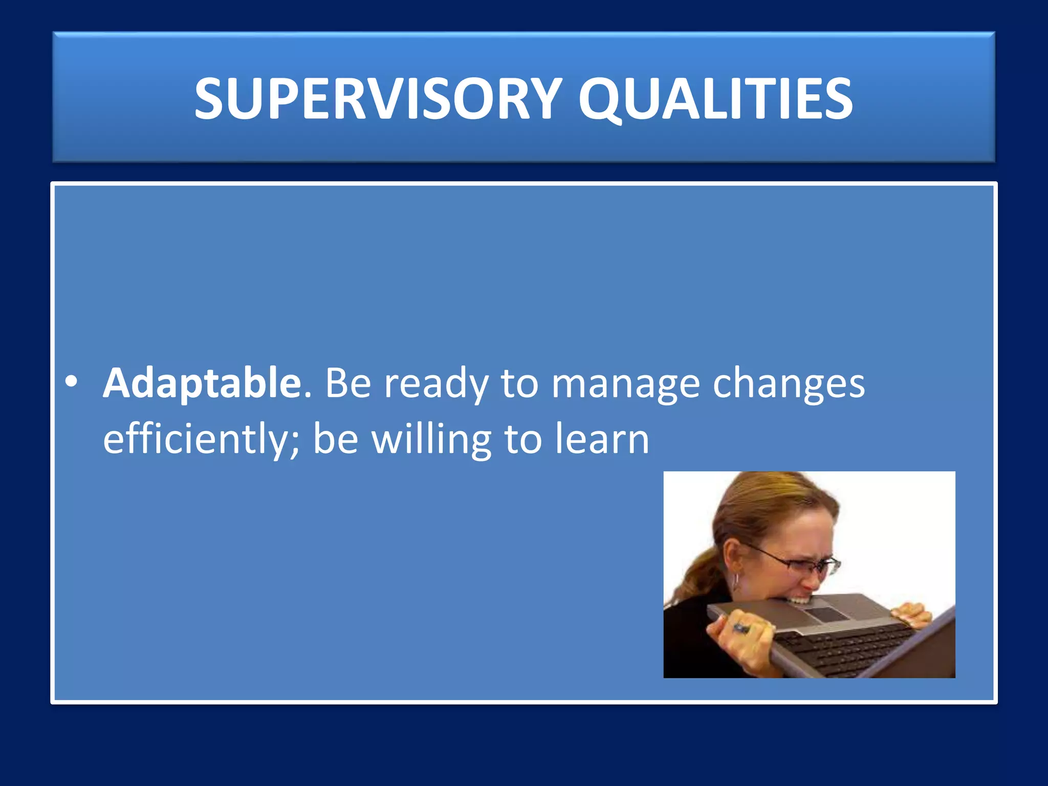 Effective Supervisory Skills for Managers | PPTX
