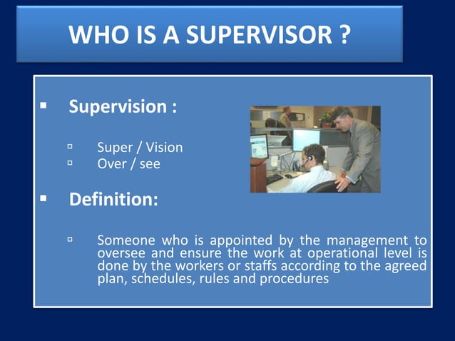 Effective Supervisory Skills for Managers | PPTX