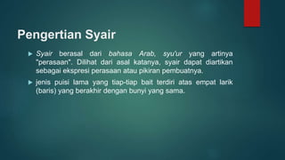Syair | PPTX