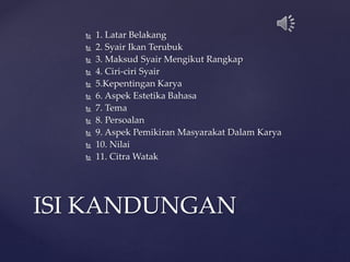 Syair ikan terubuk | PPTX
