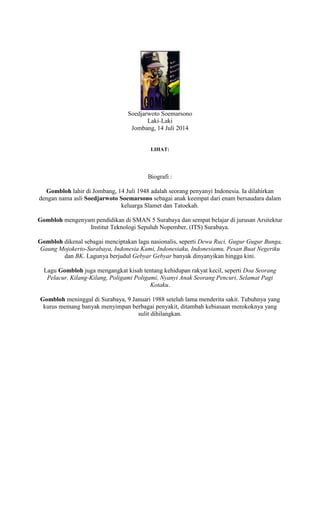 Syair lagu lomba | DOCX