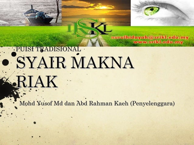 Syair makna riak presentation1 | PPT