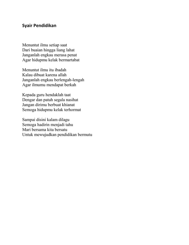 Syair Pendidikan.docx