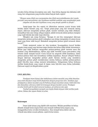 Syarah Pendek Usul 20 - Imam Hassan al Banna (IHAB) | PDF