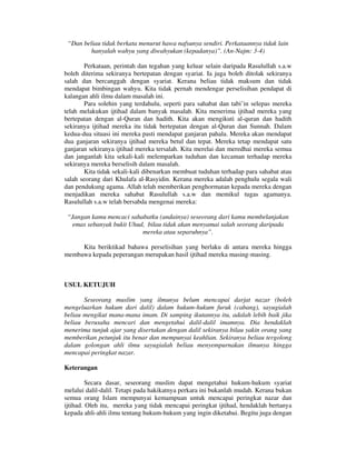 Syarah Pendek Usul 20 - Imam Hassan al Banna (IHAB) | PDF