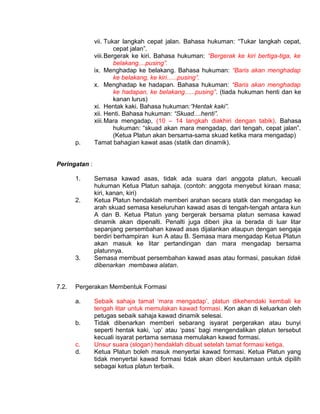 Syarat dan format kawad sk 2014 | DOC