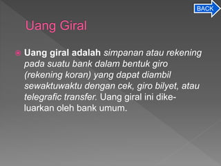 Syarat dan jenis uang | PPTX