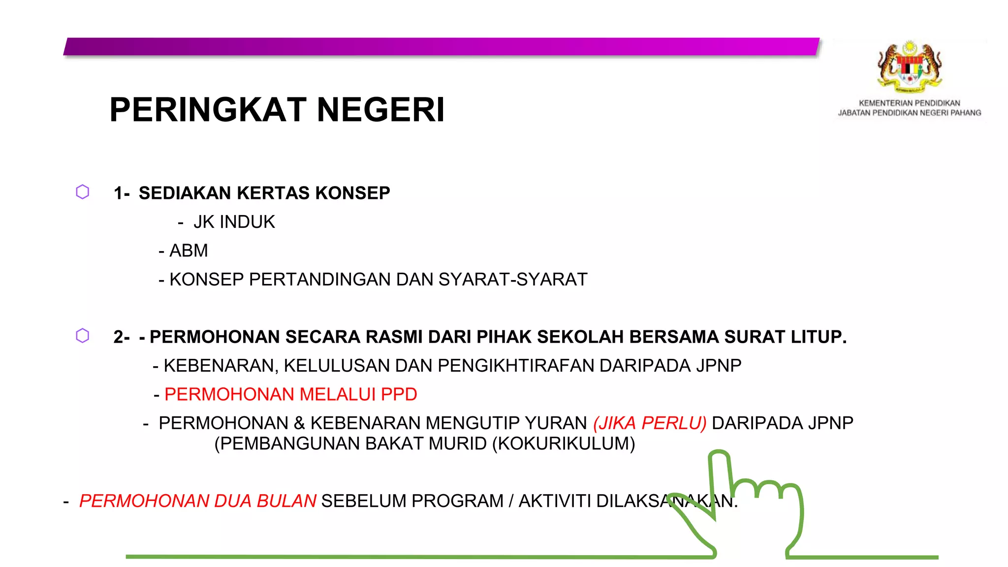 SYARAT PENGANJURAN DAN PENGIKTIRAFAN PROGRAM KOKO.pptx