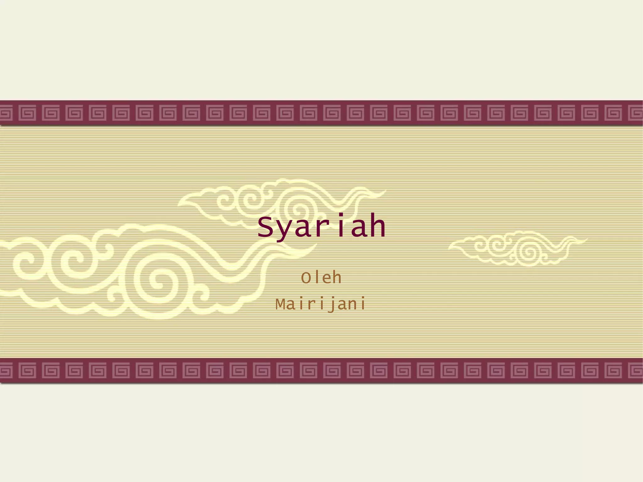 Syariah | PPT