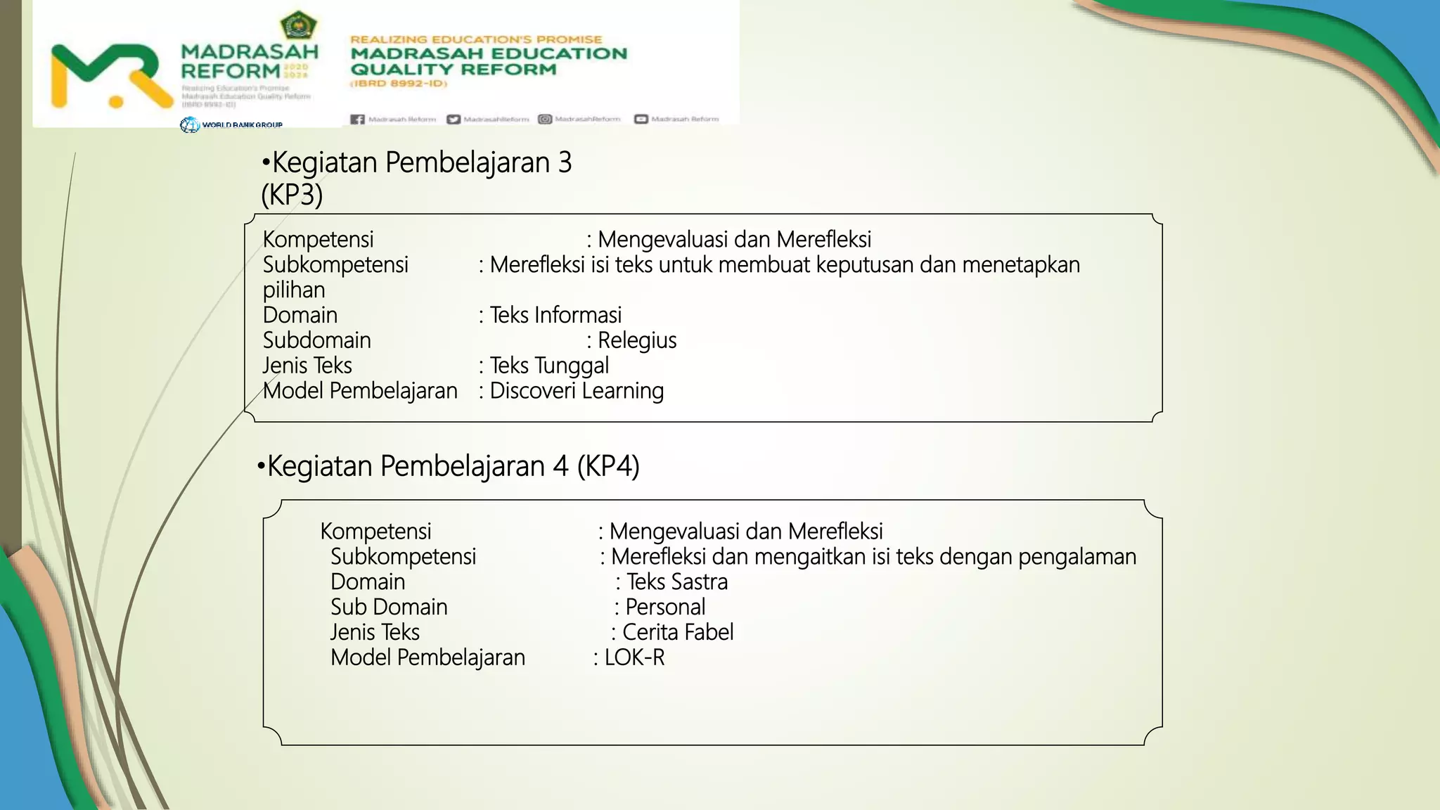 Literasi Membaca Jenjang Kemahiran Terampil dan Perlu Ruang Kreasi | PPT