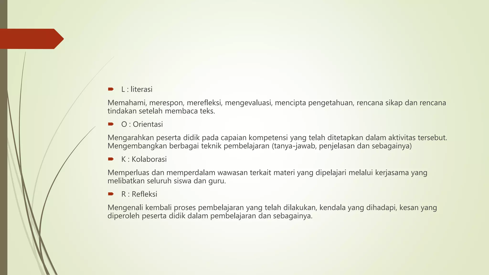 Literasi Membaca Jenjang Kemahiran Terampil dan Perlu Ruang Kreasi | PPT