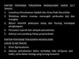 Syarif, dakwah cegah radikalisme (1) | PPT