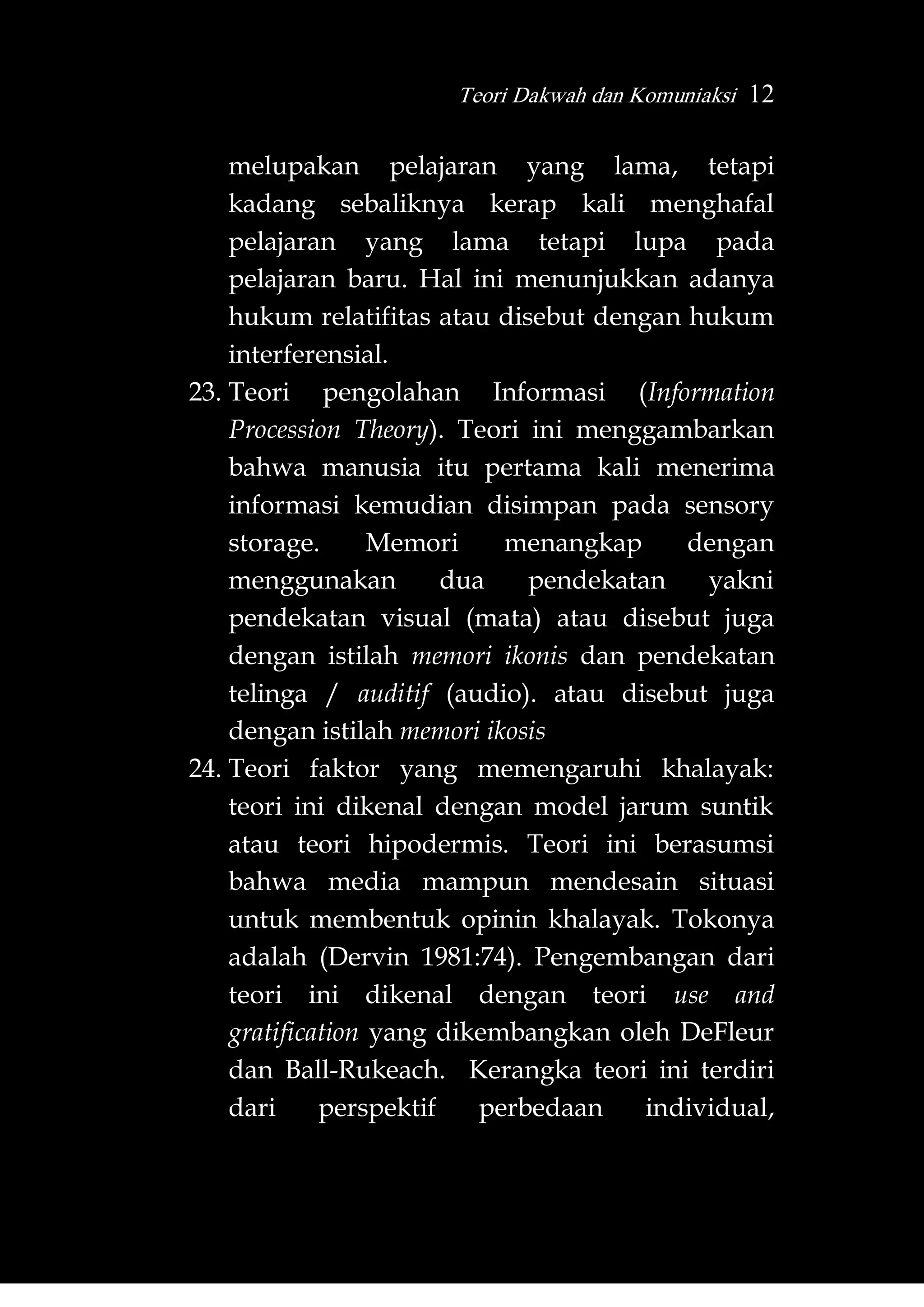 Syarifudin, mapping theory dakwah dan komunikasi | PDF