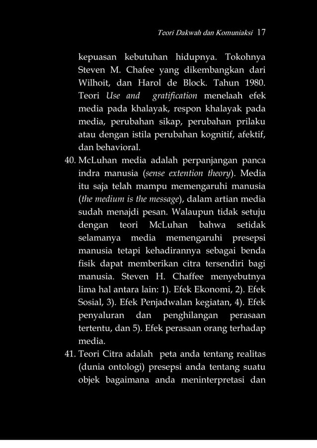 Syarifudin, mapping theory dakwah dan komunikasi | PDF