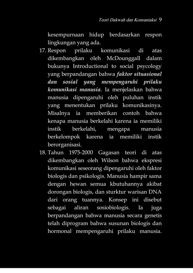 Syarifudin, map theory dakwah dan komunikasi | PDF