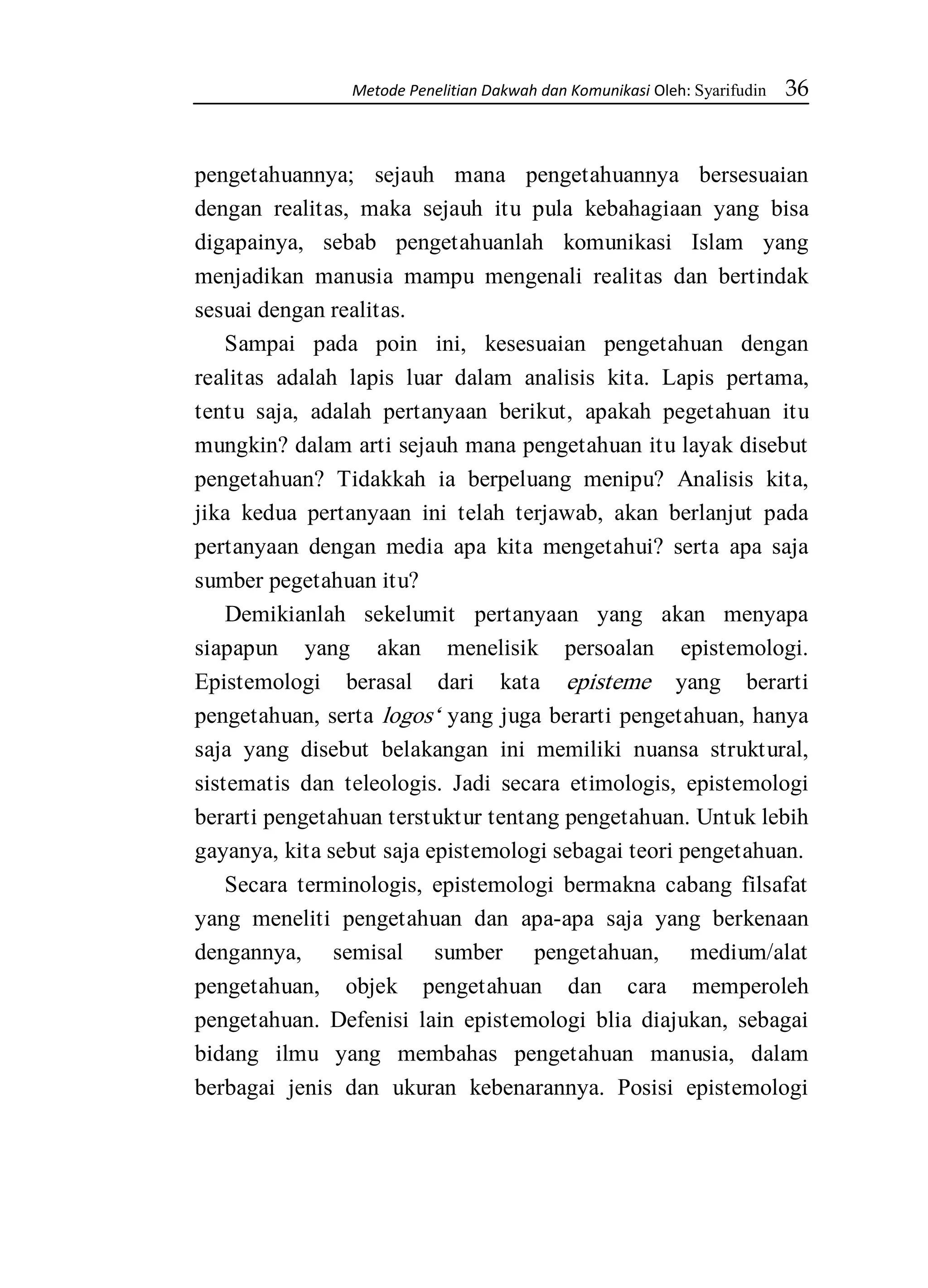 Syarifudin Metode Penelitian Dakom Pdf