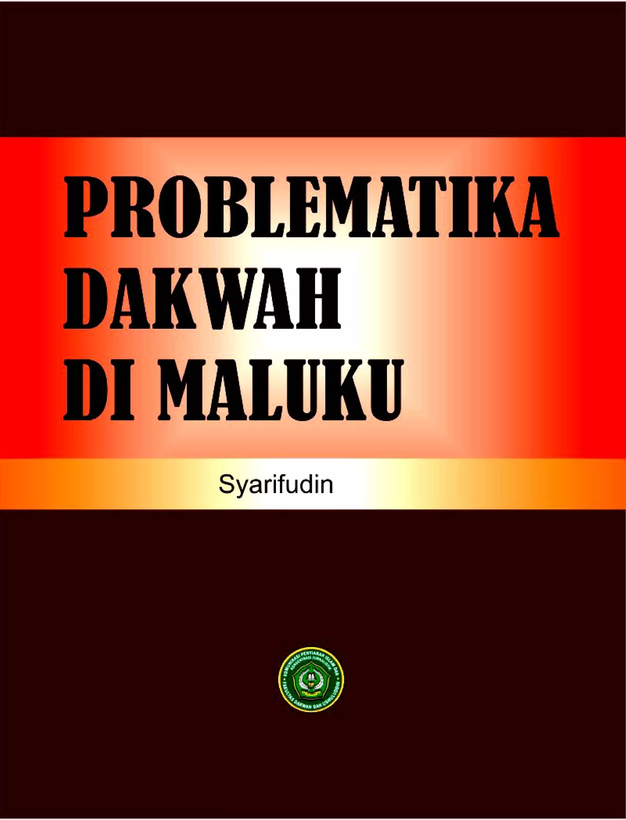 Ambon-1Syarifudin, problematika dakwah di maluku | PDF