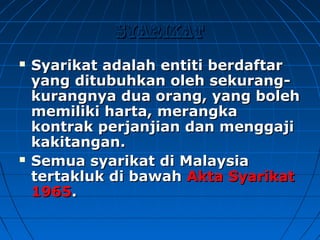 Entiti pngajian perniagaan | PPT