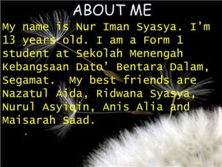 Syasya (Myself) | PPT