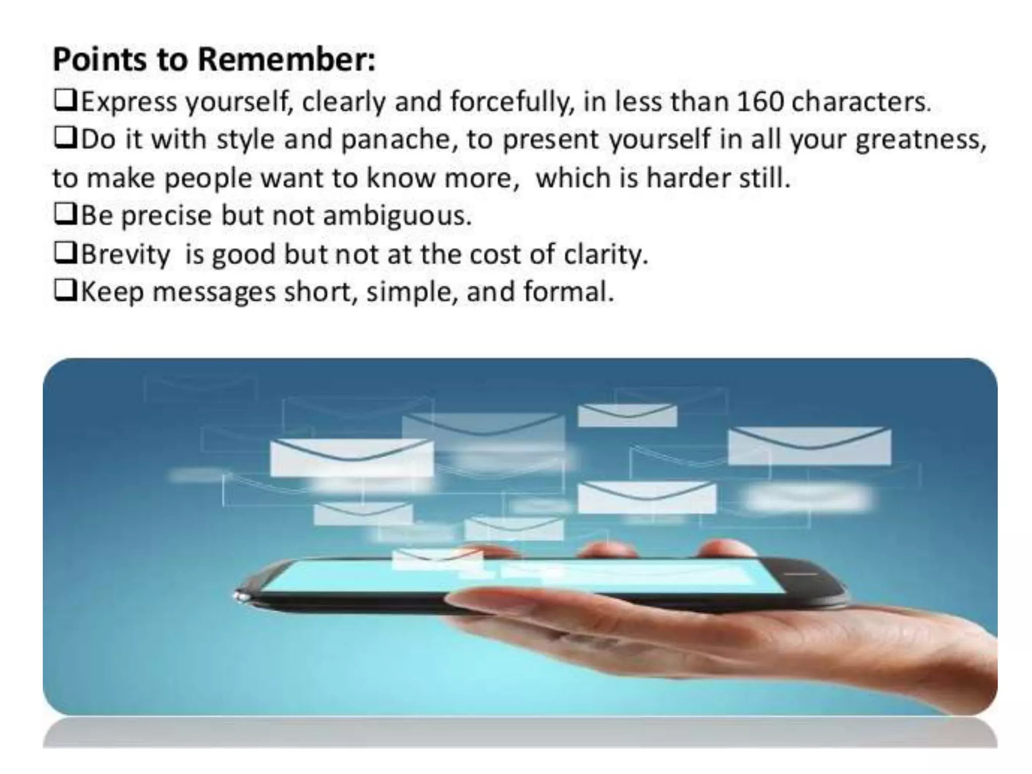 Short Message Service (SMS) | PPTX