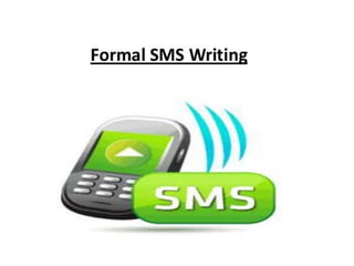 Short Message Service (SMS) | PPT