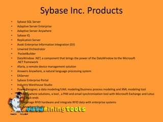 Sybase: Power Designer | PPT