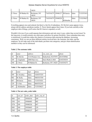 Sybase Adaptive Server Anywhere for Linux | PDF