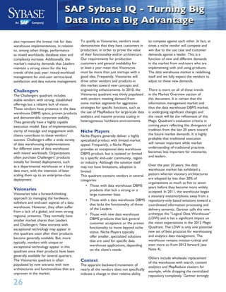 Sybase IQ ve Big Data | PDF