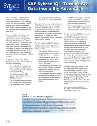 Sybase IQ ve Big Data | PDF