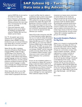 Sybase IQ ve Big Data | PDF