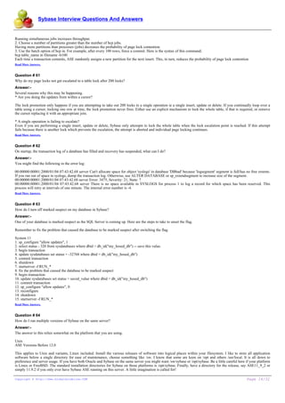 Sybase job interview_preparation_guide | PDF