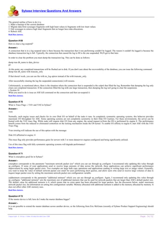 Sybase job interview_preparation_guide | PDF