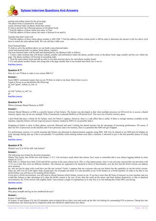 Sybase job interview_preparation_guide | PDF