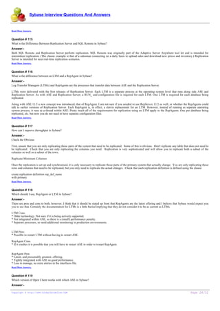 Sybase job interview_preparation_guide | PDF