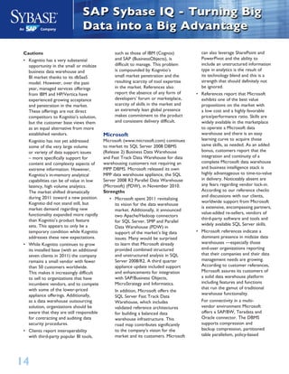 Sybase IQ Big Data | PDF