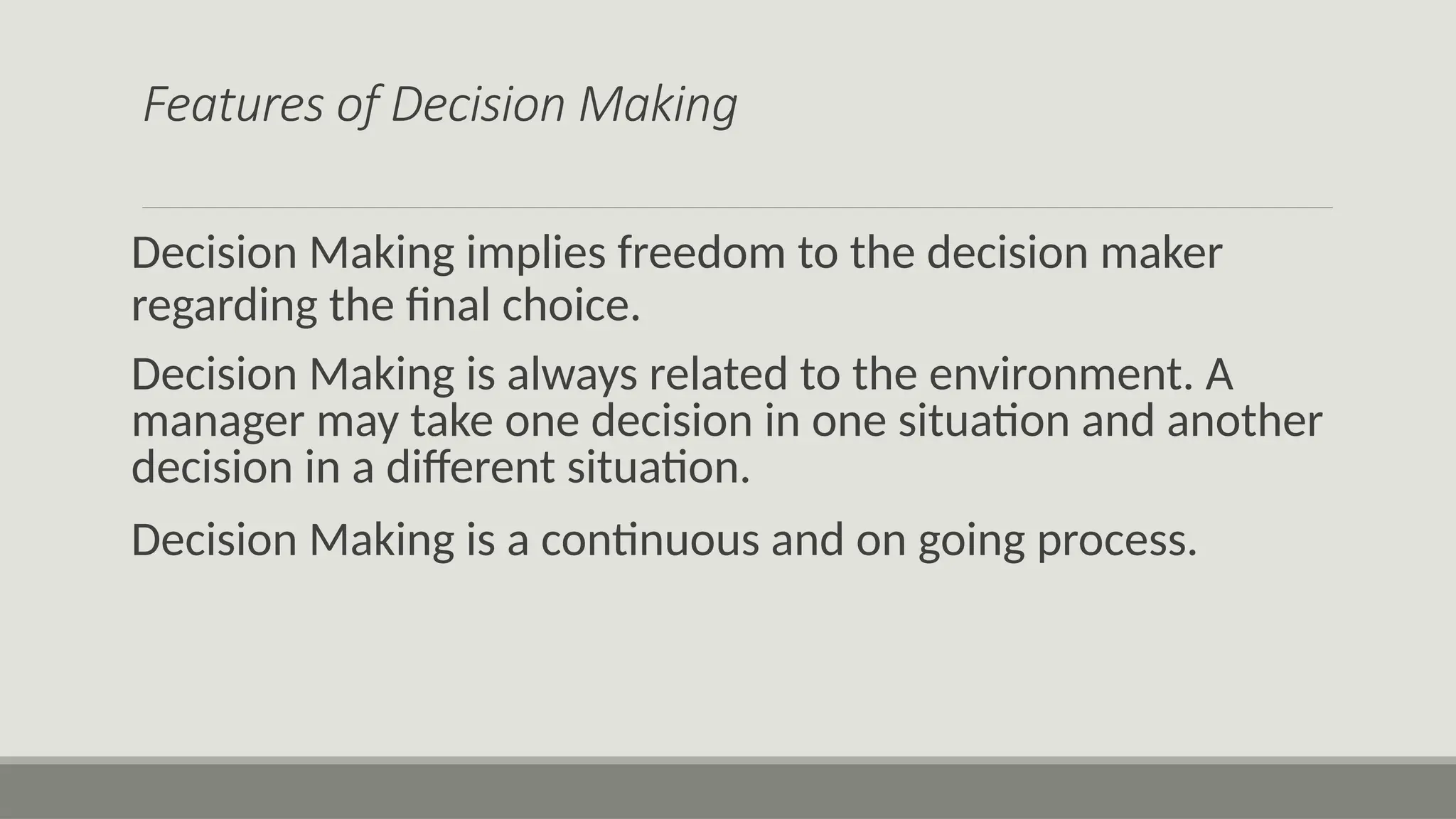 Strategic Decision Making Process points | PPTX