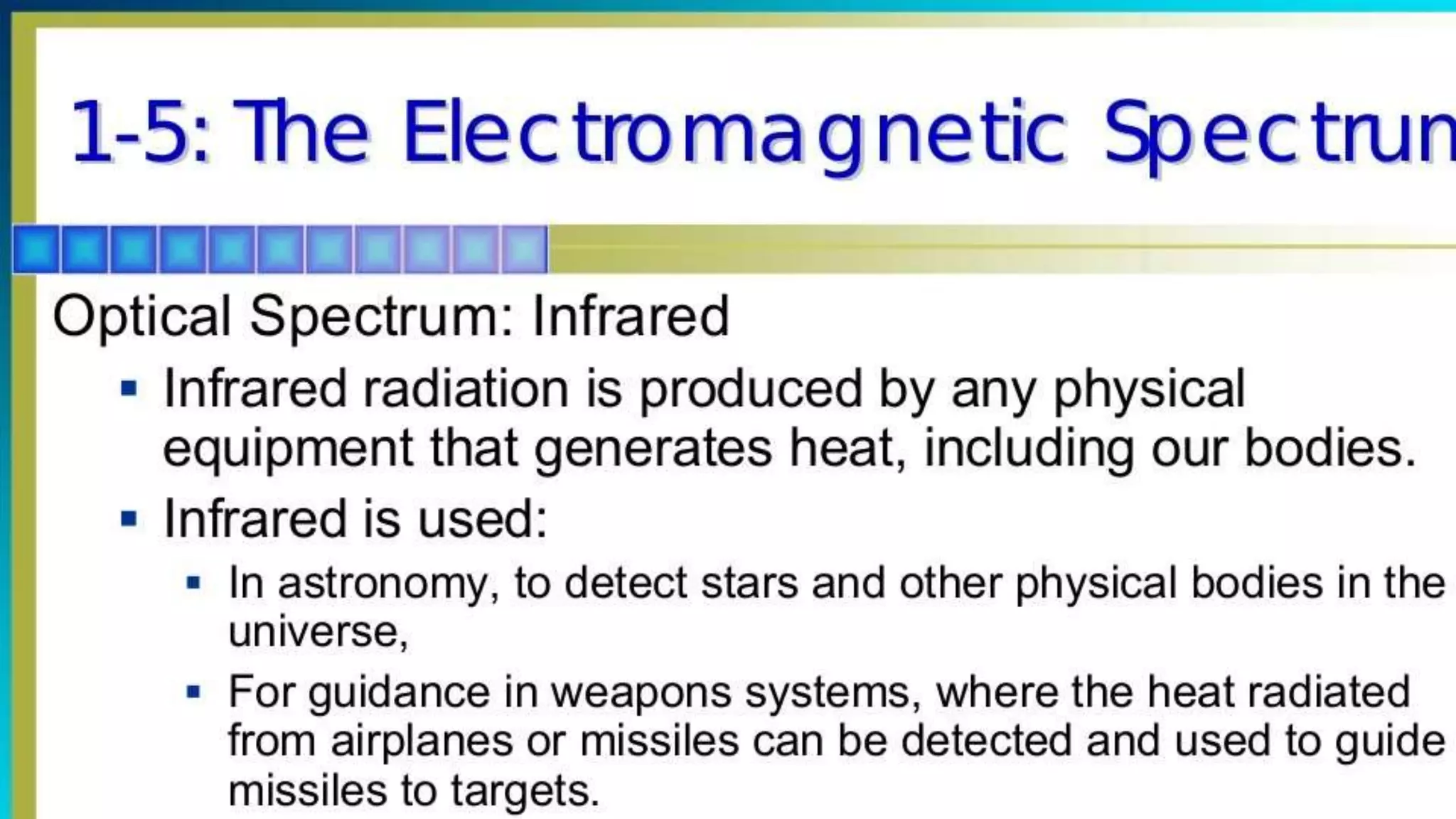 THE ELECTROMAGNETIC SPECTRUM | PPT