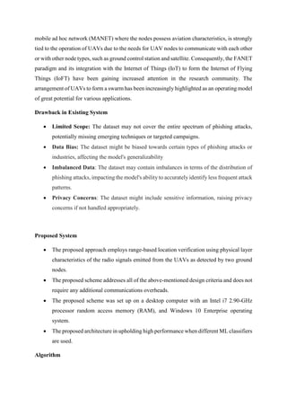 Sybil Attack Detection in Internet of Flying Things-IoFT A Machine ...