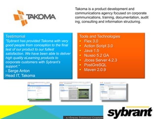 Sybrant Technologies Company Presentation | PPT