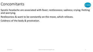 Sycotic headache | PPT