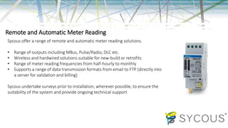 Sycous - District Heating - Metering and Billing | PPTX